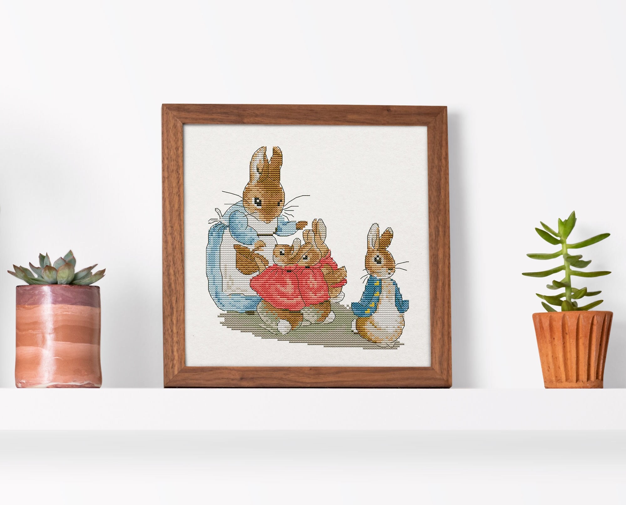 Peter Rabbit Cross Stitch Chart Instant Digital Download PDF Nursery ...