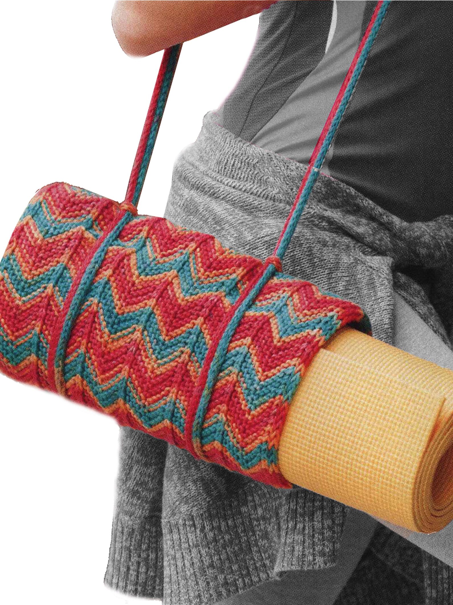 Easy Knitting Pattern Yoga Mat Bag, Mat Carrier | Cutest Yoga or ...