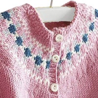 Babies Fair Isle Sweater Knitting Pattern PDF Toddlers Baby Boys or ...