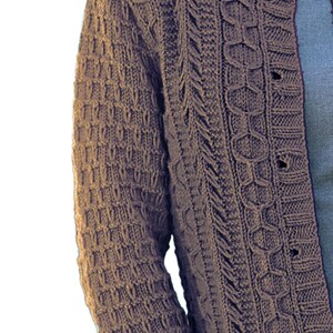 Lovely Cardigan Knitting Pattern DK Yarn | Casual Jacket With Texture ...