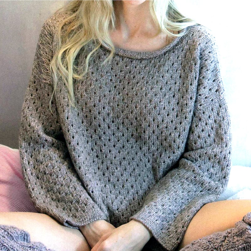 Loose Knit Sweater - Etsy