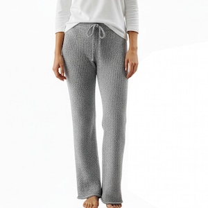 Knitted Pants Pattern | Easy Knitting Pattern Women's Comfy Pants ...