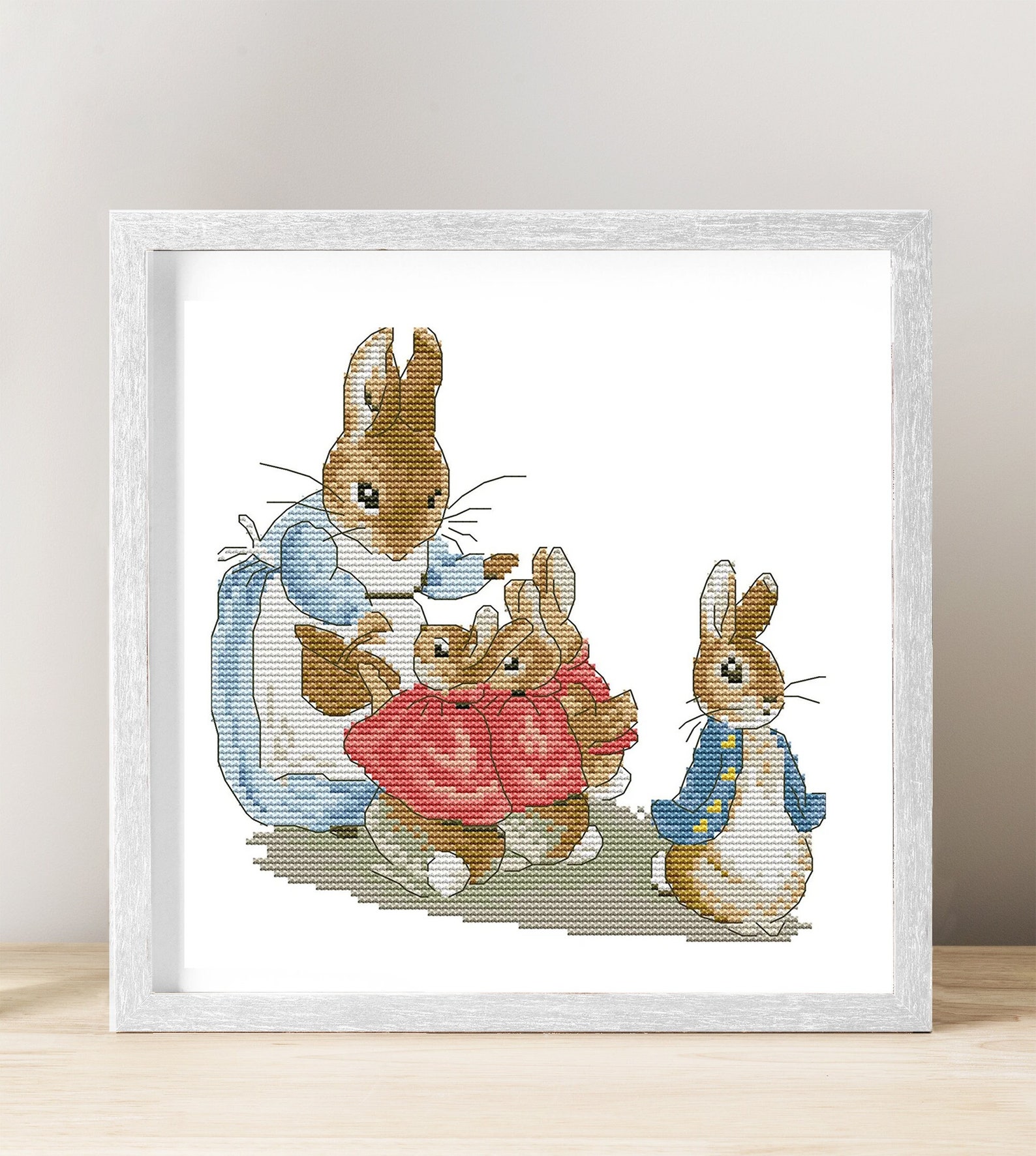Peter Rabbit Cross Stitch Chart Instant Digital Download PDF Nursery ...