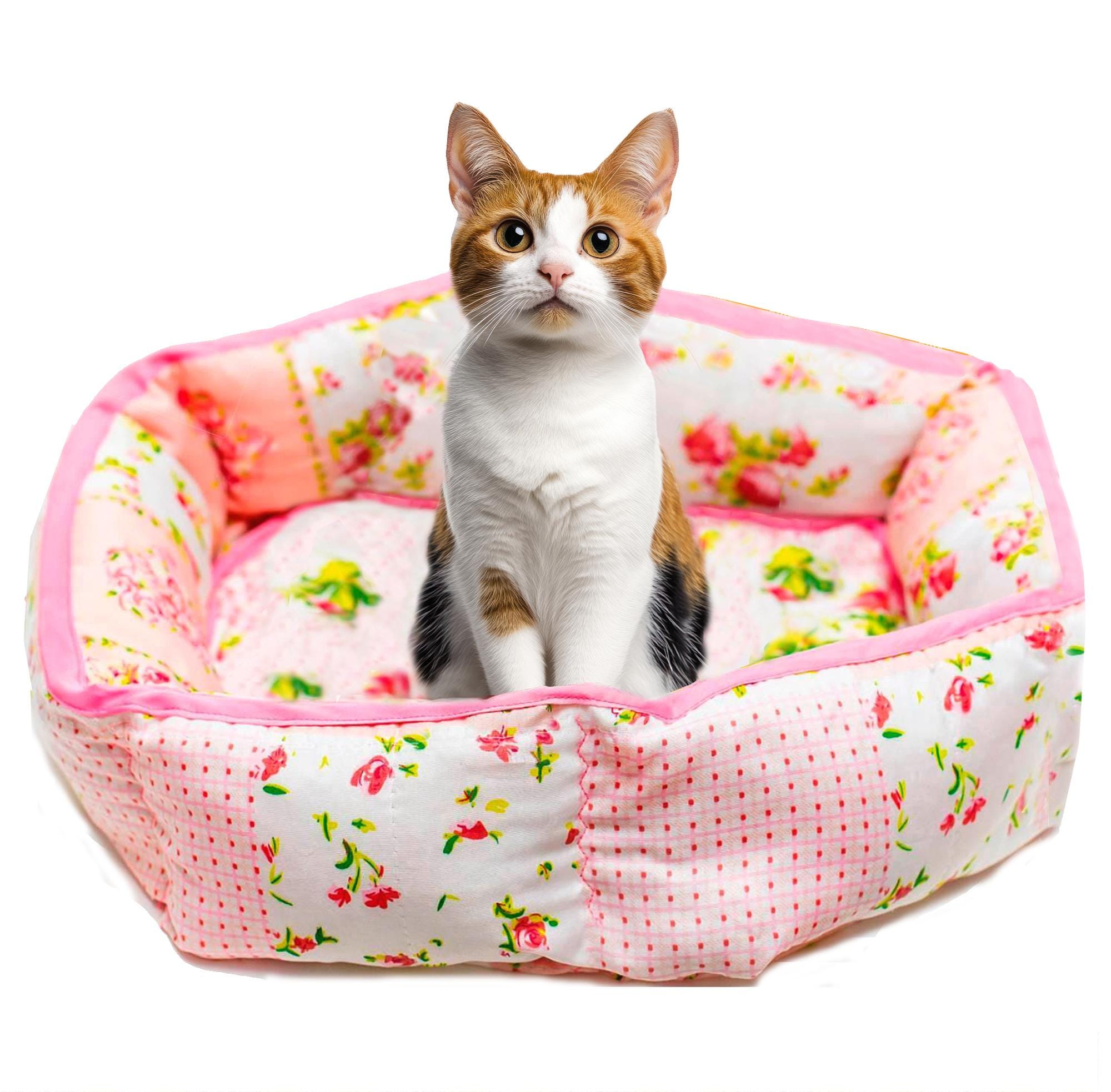 Quilted Cat Bed Vintage Sewing Pattern | Cats Christmas Gifts | Pets ...