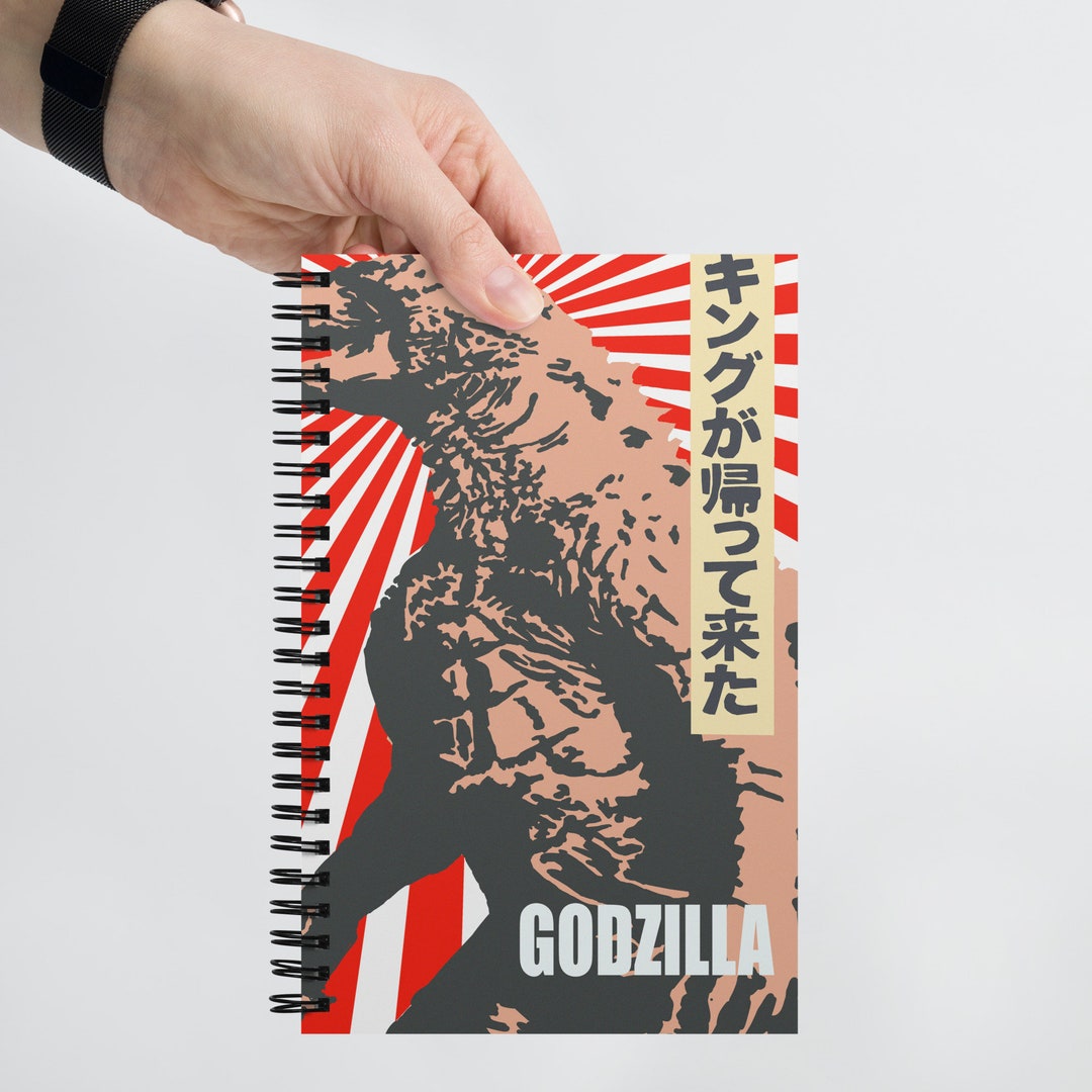 The King of Monsters Godzilla Spiral Notebook - Etsy