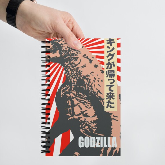 The King of Monsters Godzilla Spiral Notebook - Etsy