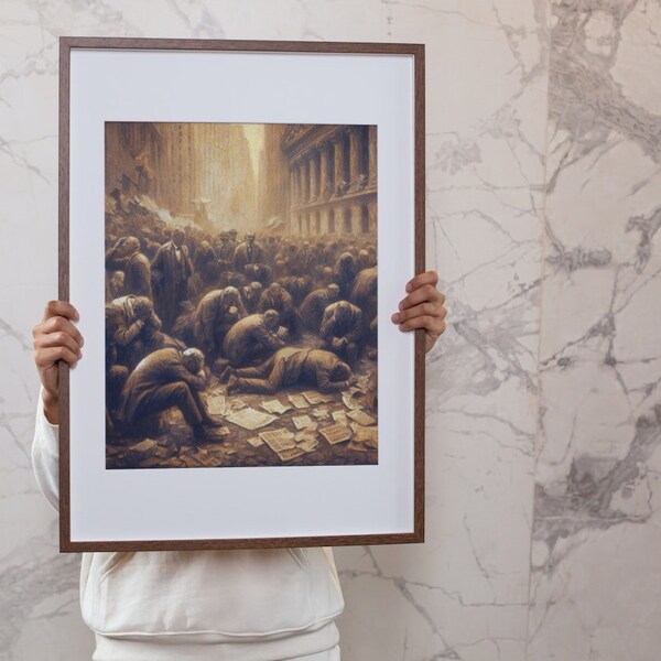 Vintage Stock Market Poster - Etsy