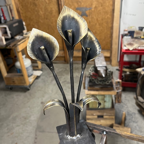 Metal Calla Lily - Etsy