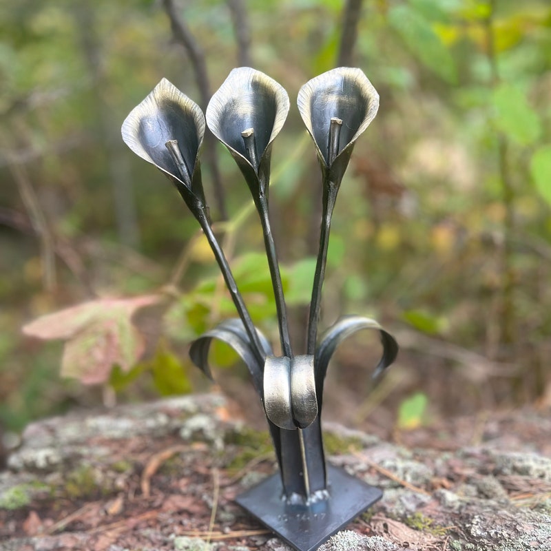 Metal Calla Lily - Etsy