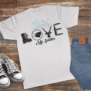 LOVE Military LOVE SVG Solider - Service Branches 6 Digital Cut File ...