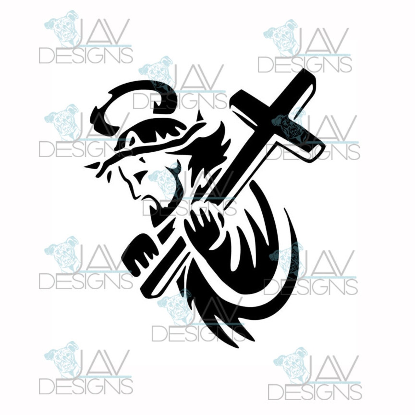 Faith Cross Jesus Cross God is Good Amazing Grace Cross Fish | Etsy