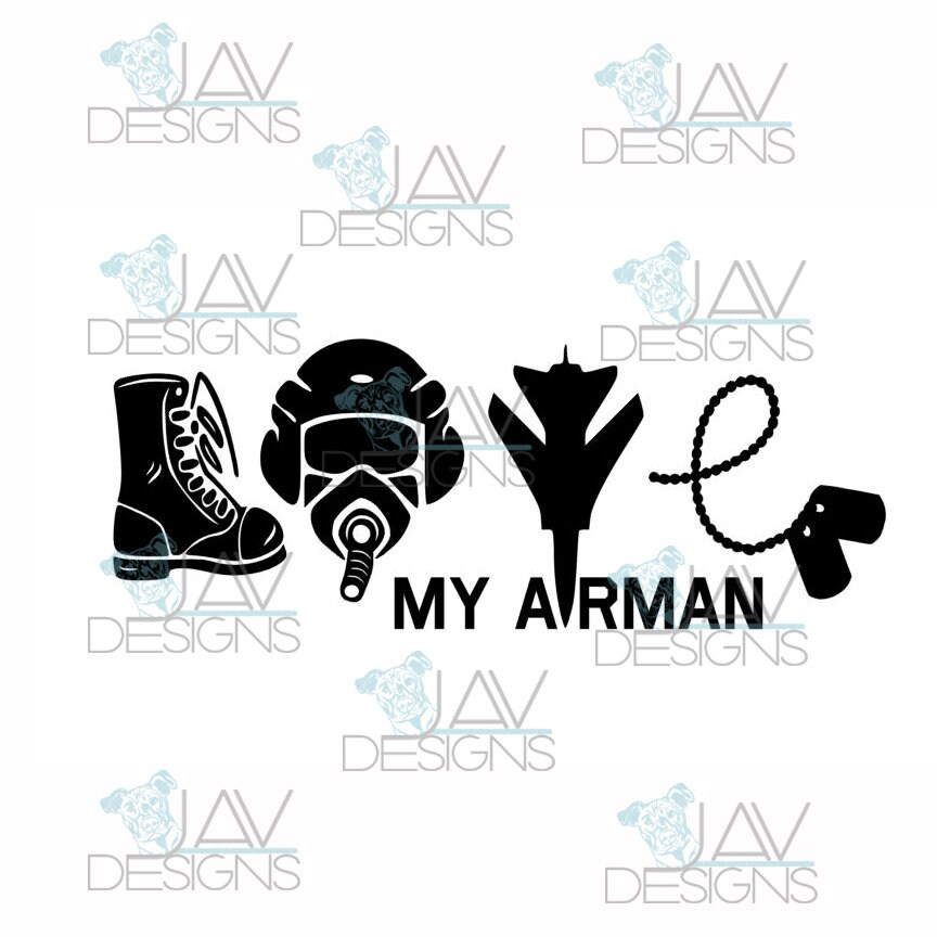 LOVE Military LOVE SVG Solider Service Branches 6 Digital - Etsy
