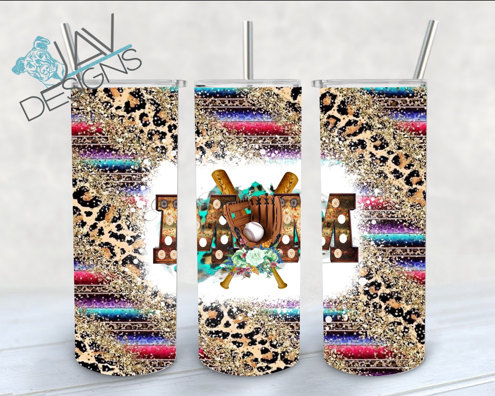 Baseball Mom Full Tumbler Wrap 300 DPI Resolution - Etsy