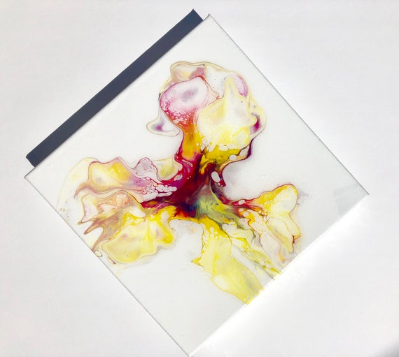 Acrylic Dutch Pour Flower Bloom Painting - Etsy