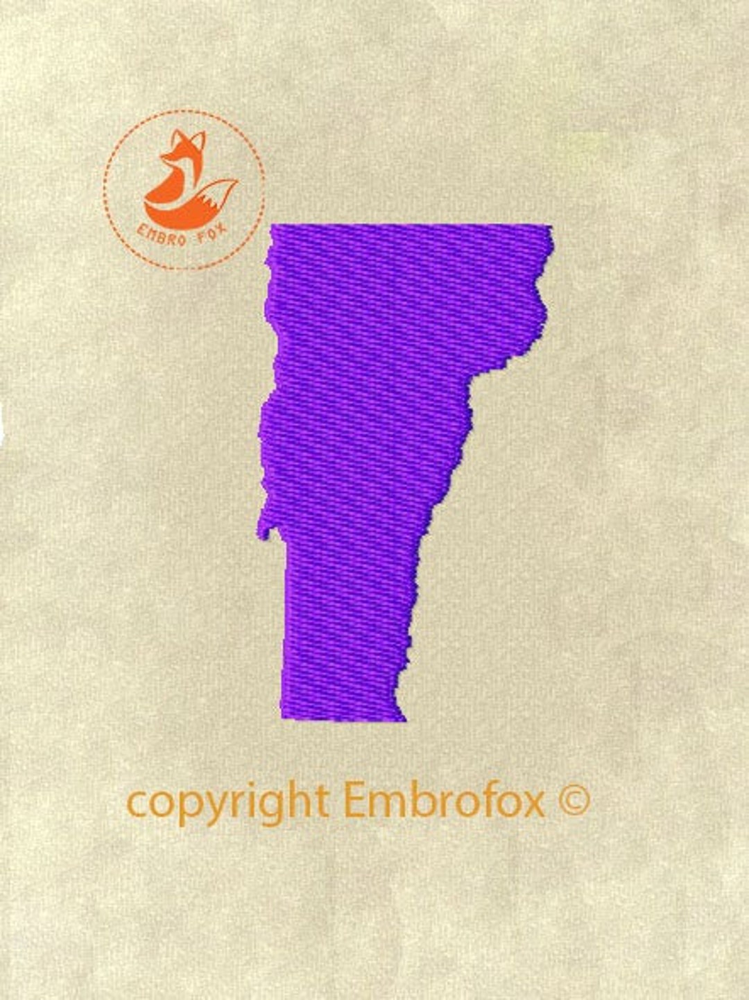 Vermont Embroidery Design -downloadable Embroidery File- - Etsy