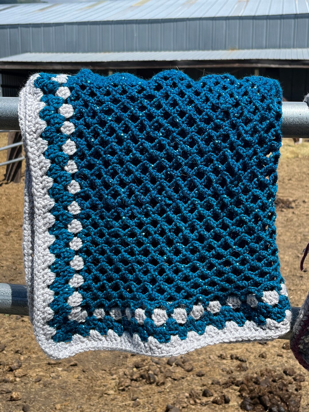 Custom Crocheted Horse Rump Rug - Etsy