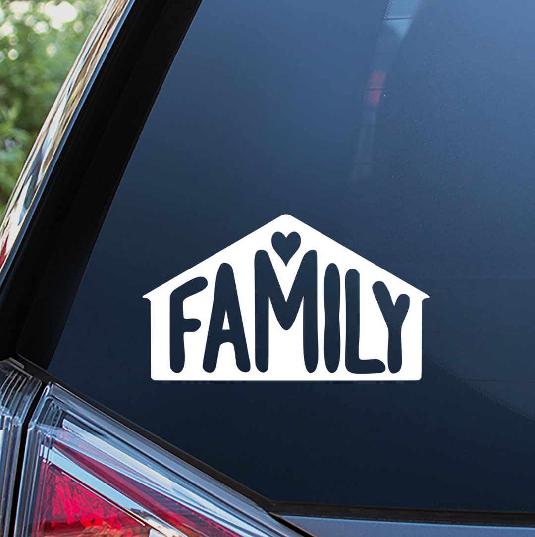 Family Sticker for Car Window, Bumper, or Laptop. Free Shipping - Etsy