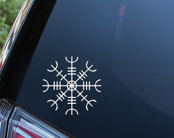 Helm of Awe Aegishjalmur Vinyl Car Decal. Free Shipping 20 - Etsy