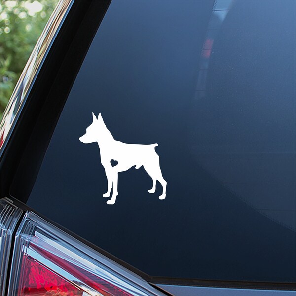 Miniature Pinscher Decal - Etsy
