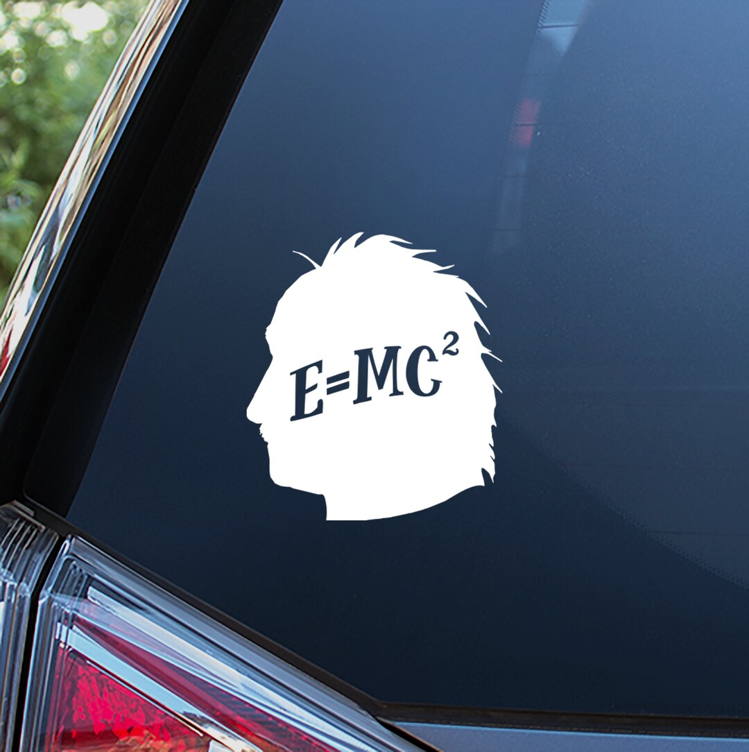 Einstien Sticker for Car Window, Bumper, or Laptop. Free Shipping - Etsy