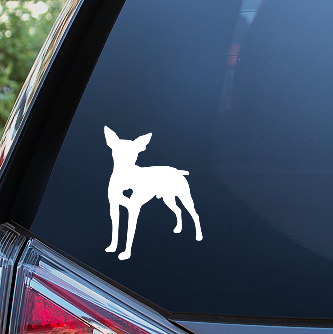 Decker Rat Terrier Sticker for Car Window, Bumper, or Laptop. Free ...