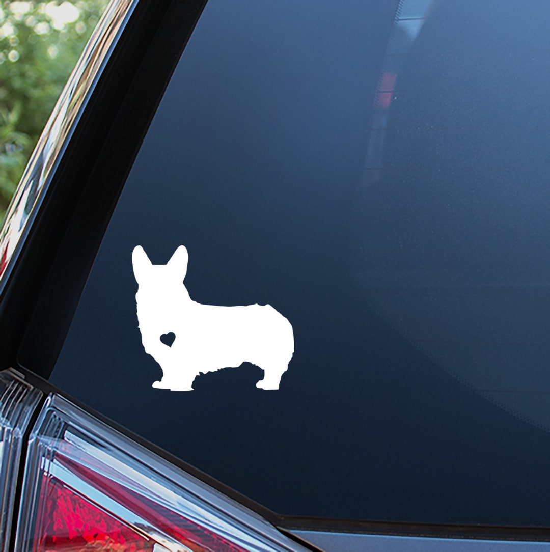 Corgi Sticker for Car Window, Bumper, or Laptop. Free Shipping - Etsy