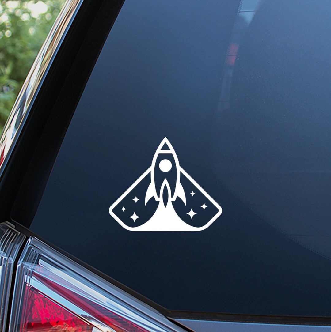 Rocket Take off Sticker for Car Window, Bumper, or Laptop. Free ...
