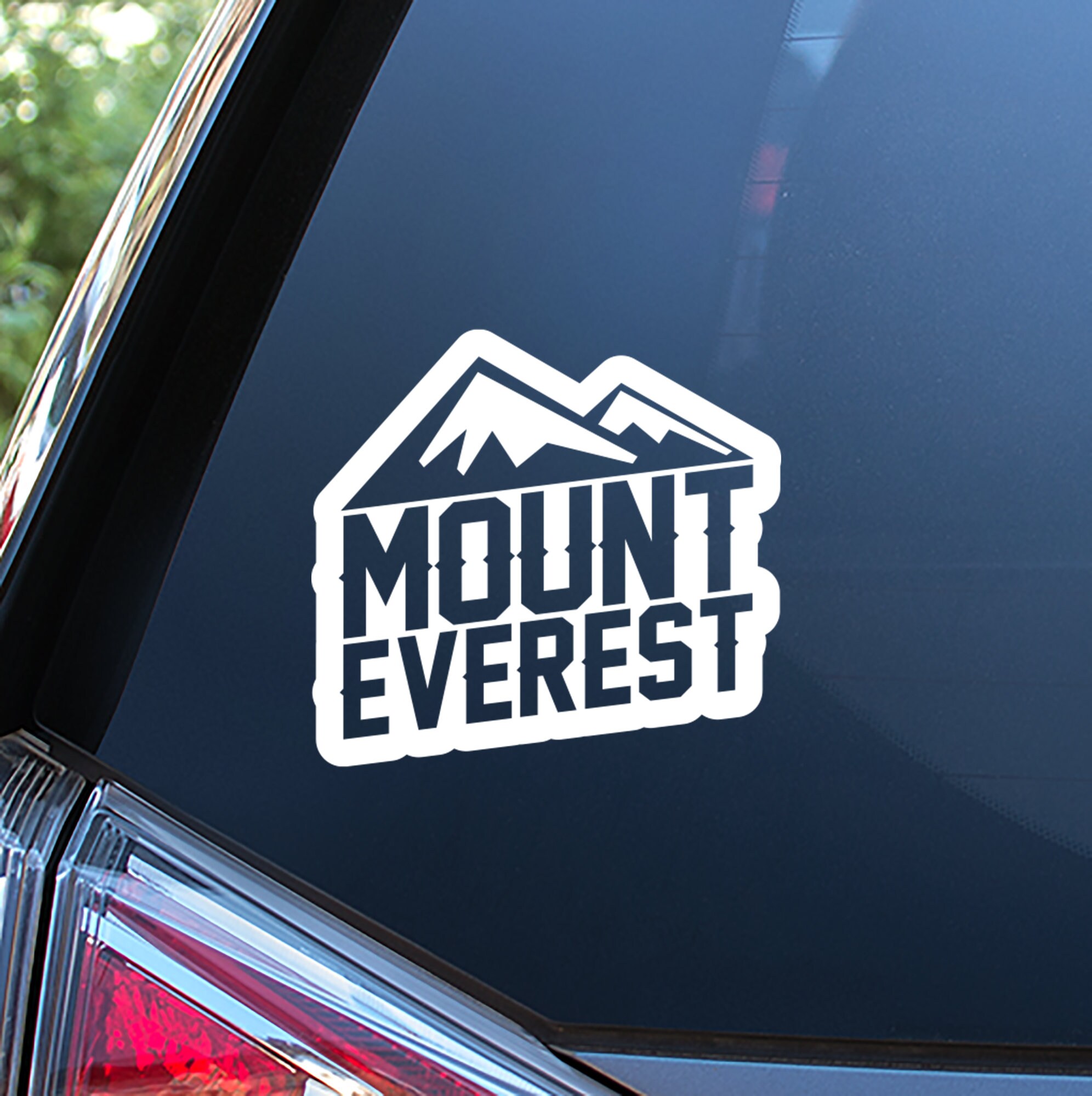 Mount Everest Sticker for Car Window, Bumper, or Laptop. Free Shipping ...