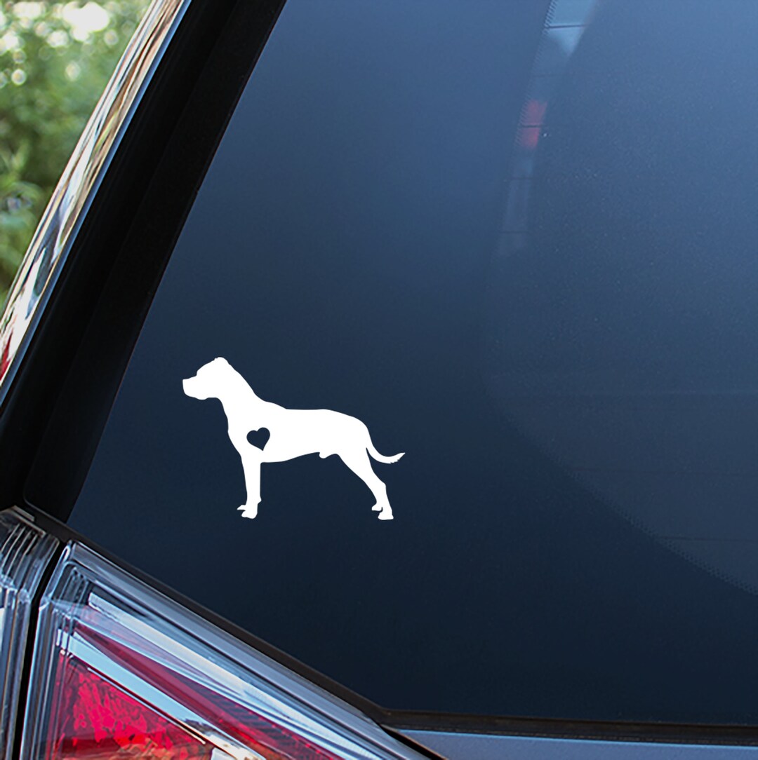 Dogo Argentino Sticker for Car Window, Bumper, or Laptop. Free Shipping ...