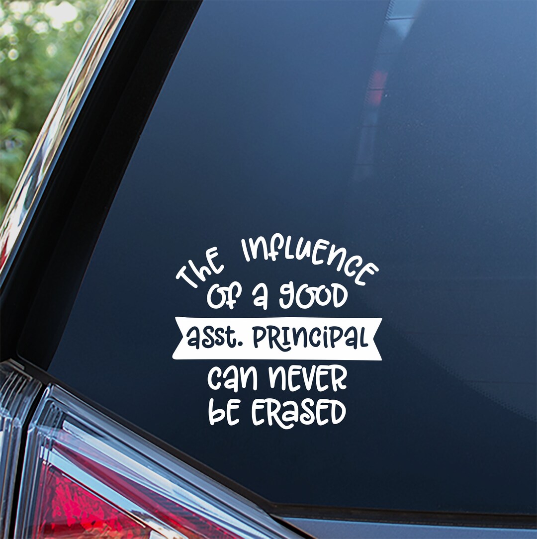 Assistant Principal Sticker for Car Window, Bumper, or Laptop. Free ...