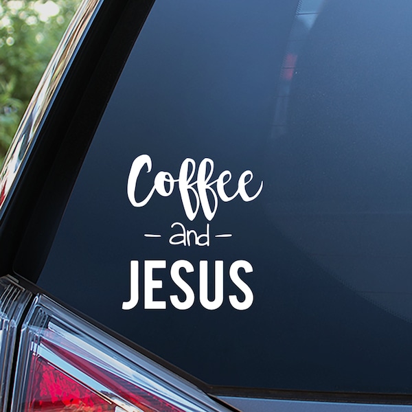 Jesus Coffee Sticker - Etsy