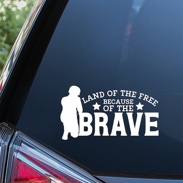 Land of the Free Sticker - Etsy