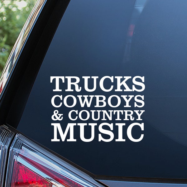 Country Music Decal - Etsy