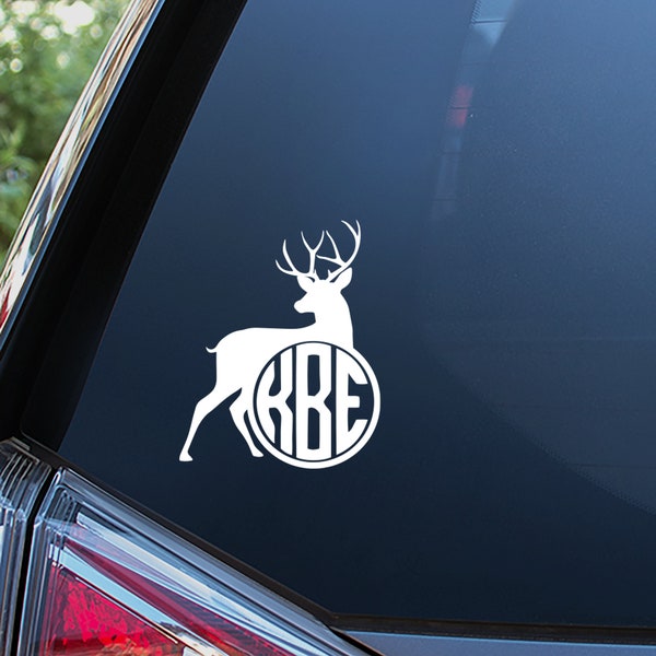 Monogram Deer - Etsy