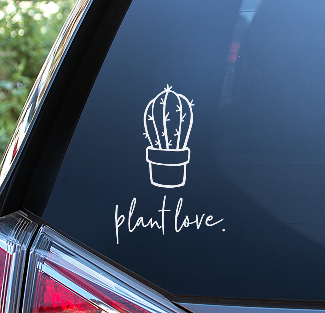 Cactus Sticker for Car Window, Bumper, or Laptop. Free Shipping - Etsy