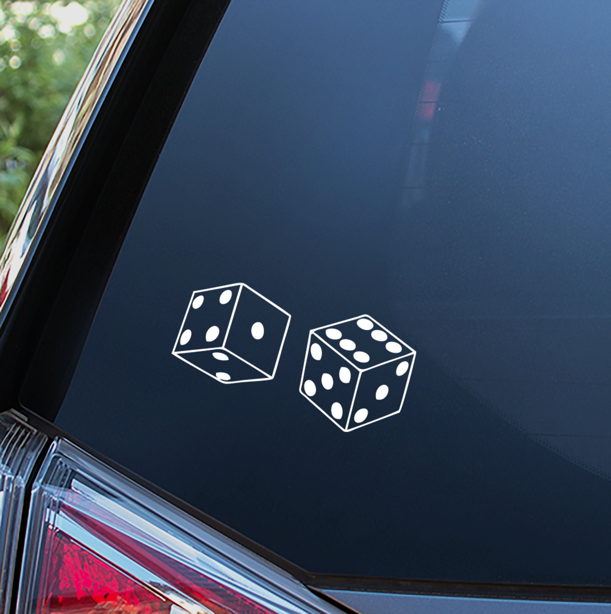 Gambler Dice Sticker For Car Window Bumper or Laptop. Free | Etsy