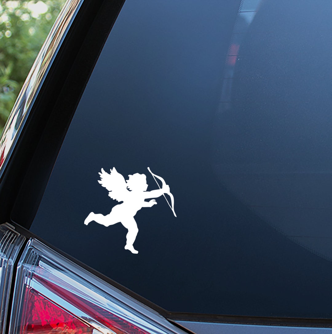 Cupid Sticker for Car Window, Bumper, or Laptop. Free Shipping - Etsy