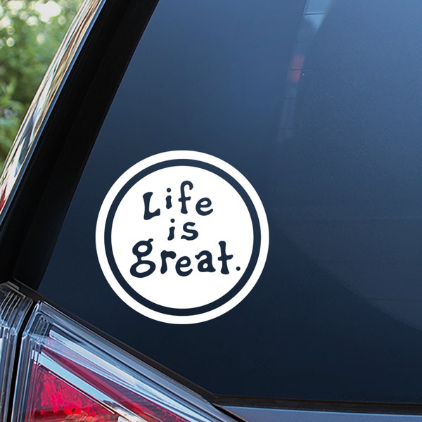 Life is Good Car Decal - Etsy