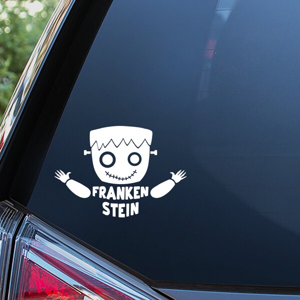 Frankenstein Window Decal - Etsy