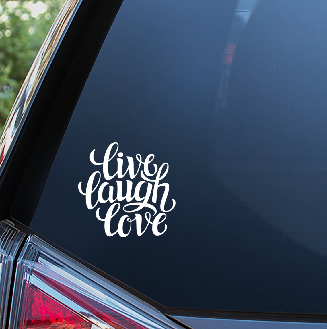 Live Laugh Love Sticker for Car Window Bumper or Laptop. - Etsy