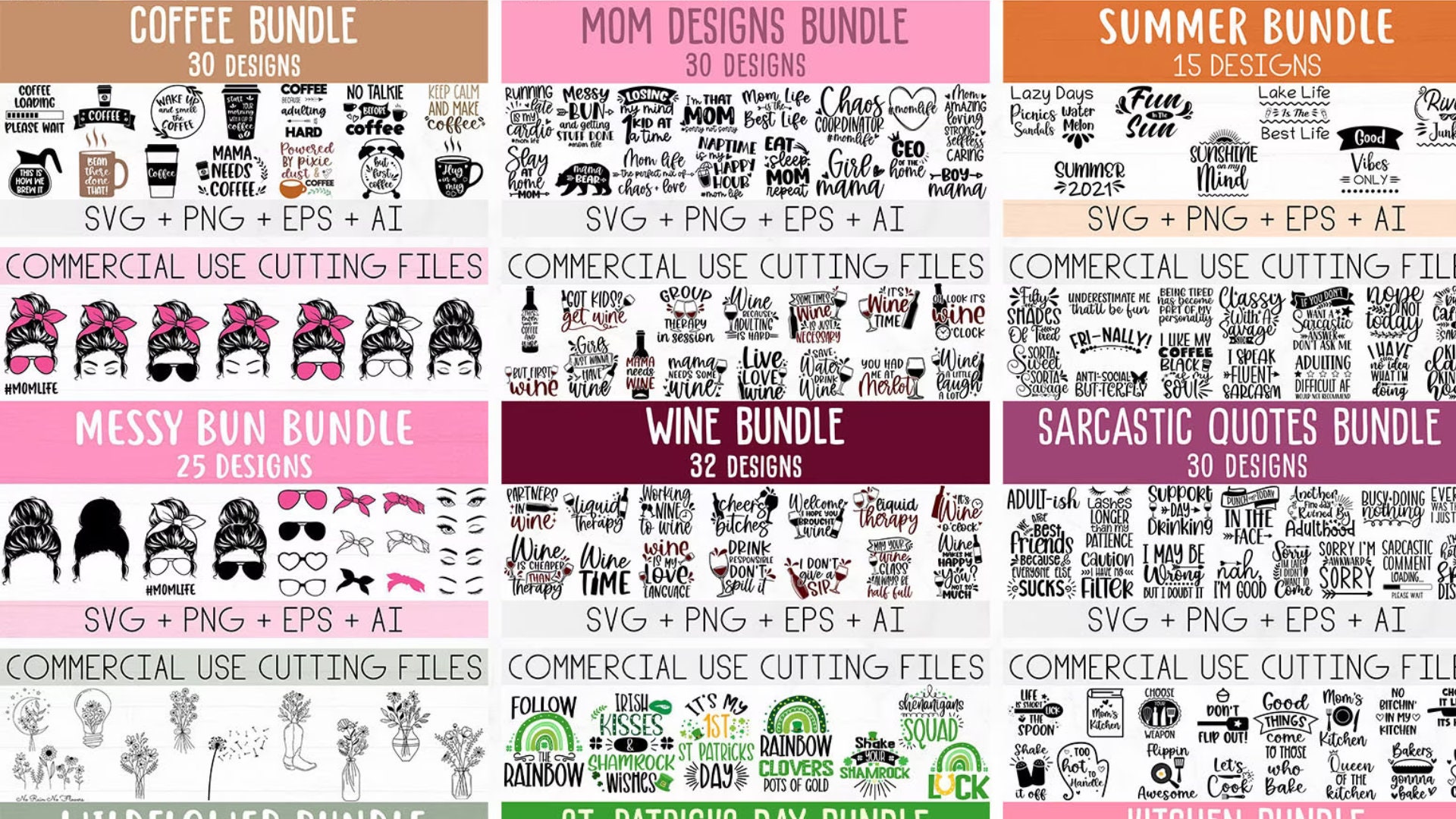 Ultimate SVG Collection: Trendy Shirt Designs, SVG Files for Cricut ...