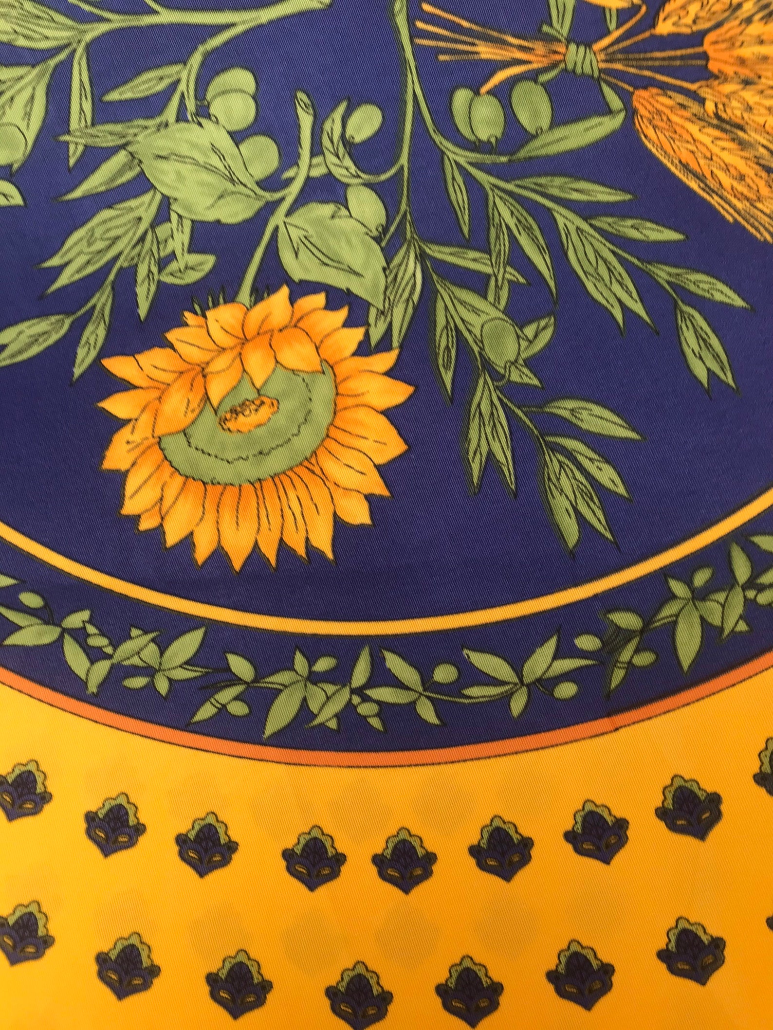 French Provence 70inch Round Polyester Tablecloth blue and - Etsy