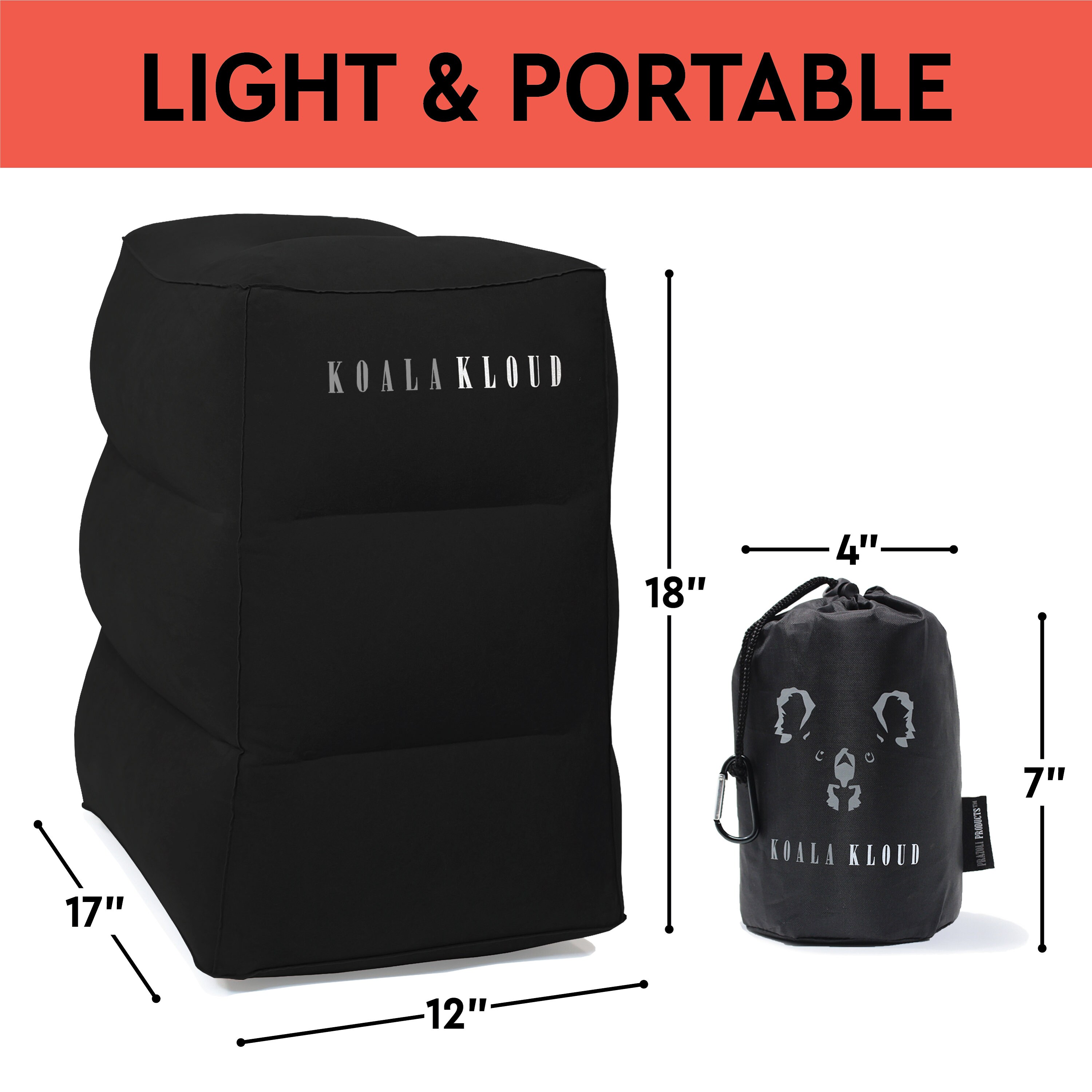 Koala Kloud Toddler Travel Footrest 3 Heights - Foot Leg Rest Accessory ...