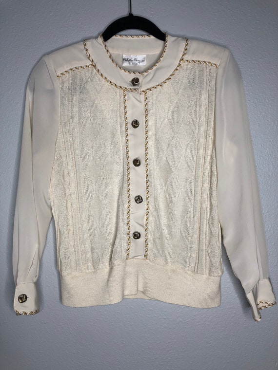 beautiful 1980s sweater - Gem