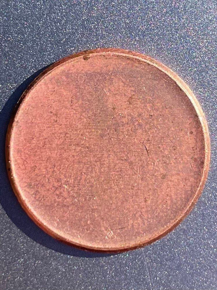 Red BU Blank Cent Planchet. Lincoln Blank Penny. - Etsy