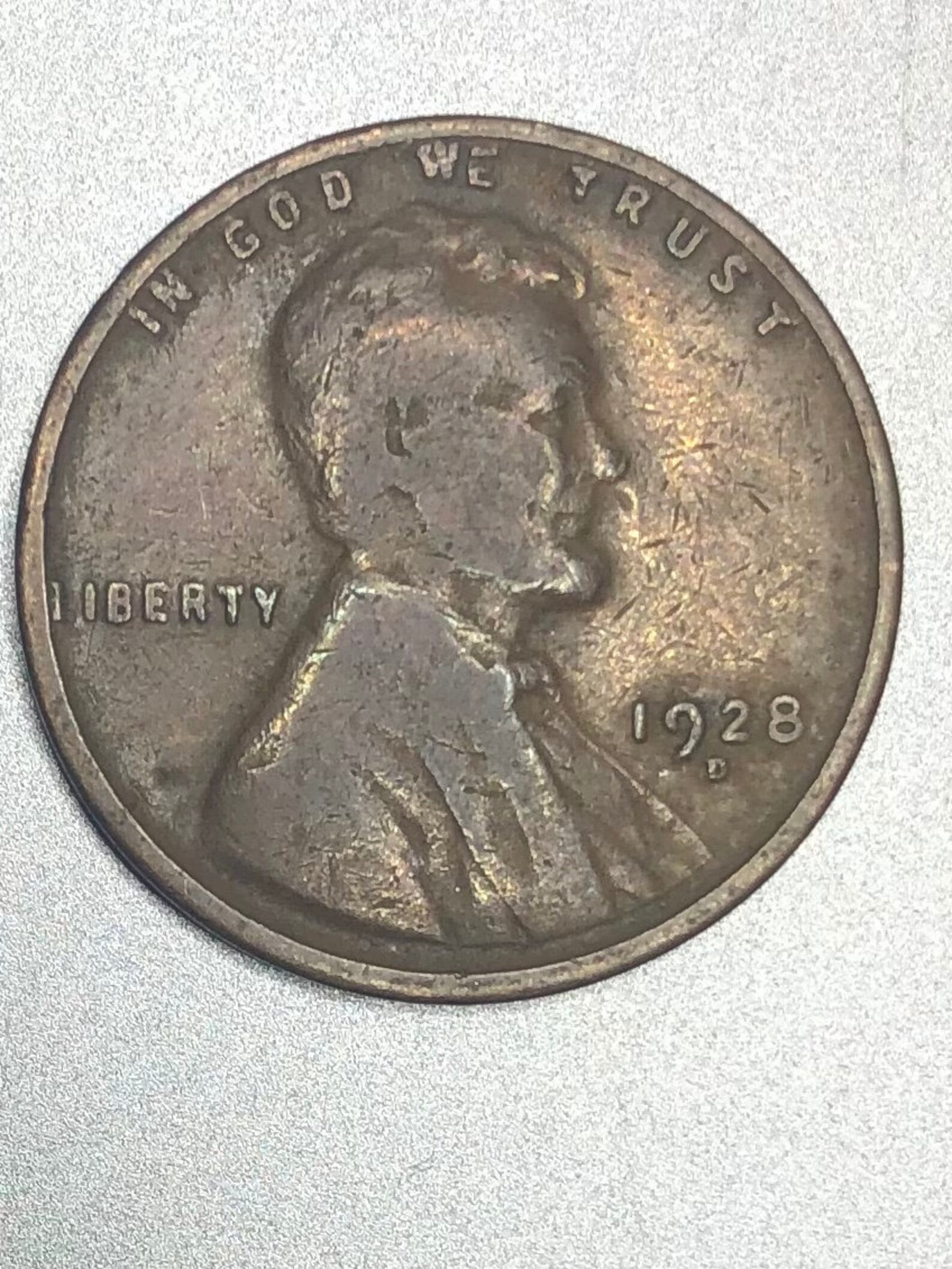 1928 D Lincoln Wheat Cent. - Etsy