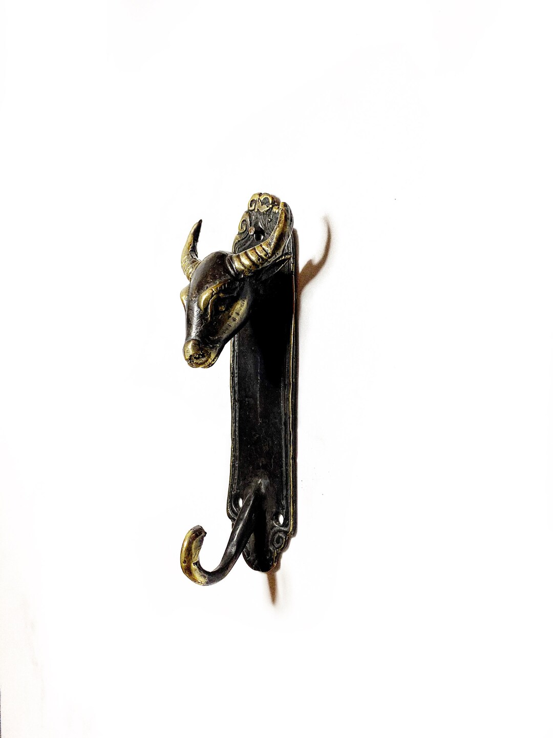 Unique Ox Brass Hook Unique Hook Bull Hook Clothes Hook - Etsy