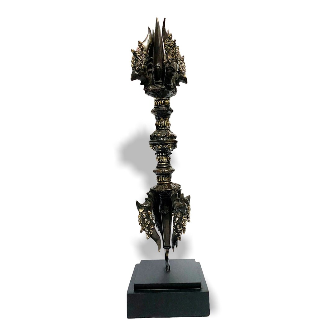 Vajra Dorje Tibetan Buddhist, Vajra Brass Statue, Valentine Gift ...