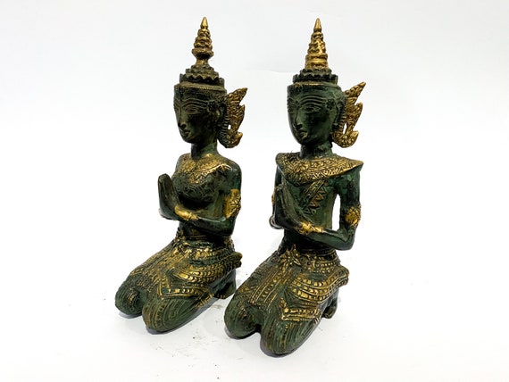 Buddha Angels Guardians 10.2 in Pair God and Goddess | Etsy