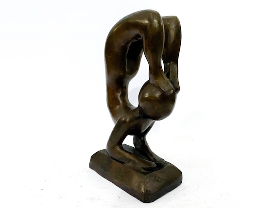 Abstract Acrobat Figurine Gymnast Statue of Olympic Game | Etsy